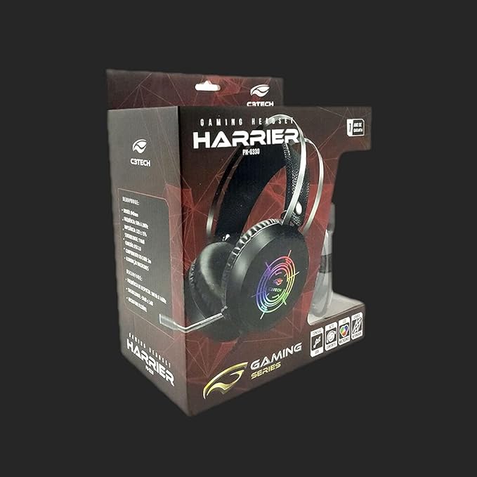 HEADSET HARRIER GAMER C3TECH USB - DIP COMPUTADORES