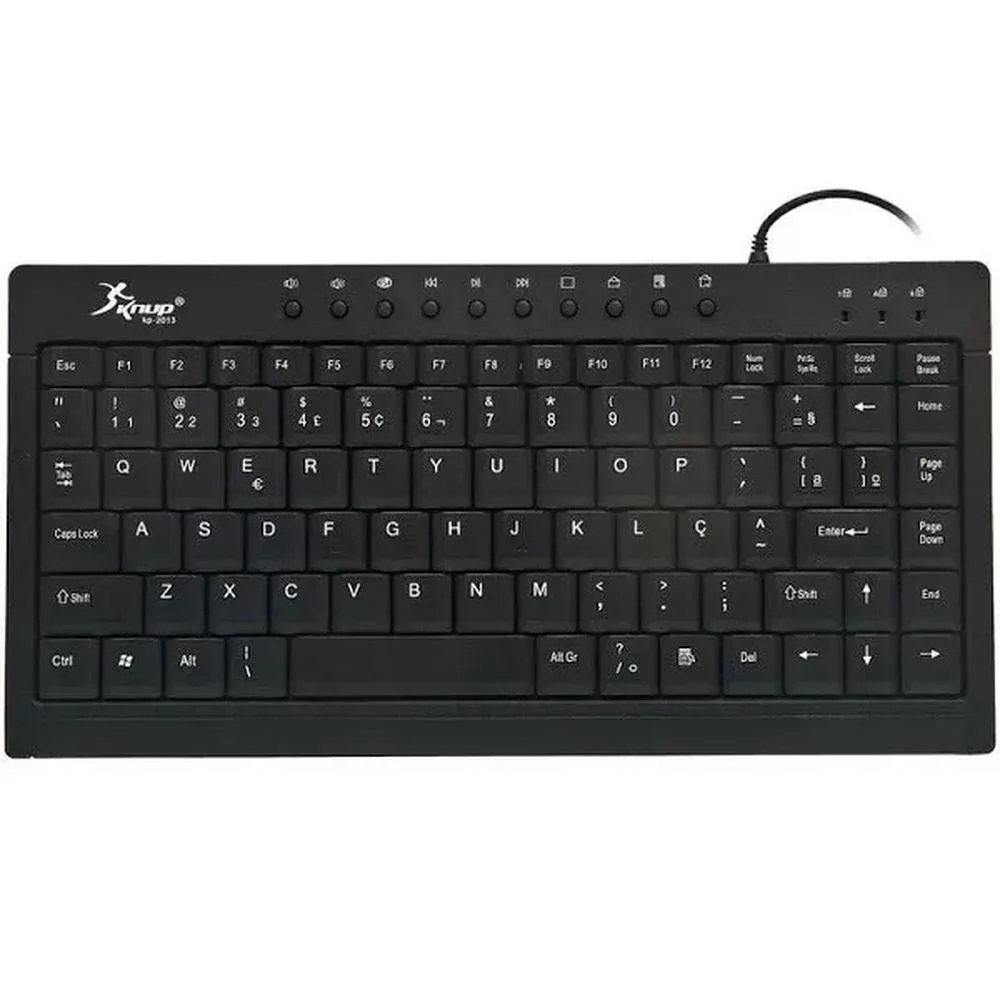 MINI TECLADO USB MULTIMIDIA KNUP KP-2013 - DIP COMPUTADORES